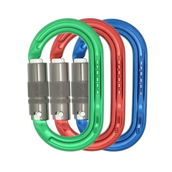 Carabiner DMM ULTRA O LOCKSAFE 3 colored pack :: SKYMAN.CZ