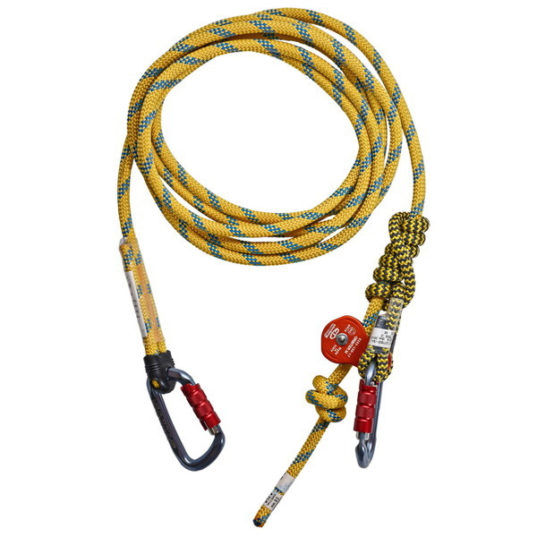 Polohovací komplet SECURE SET 2x oko - žlutá | SKYMAN.CZ